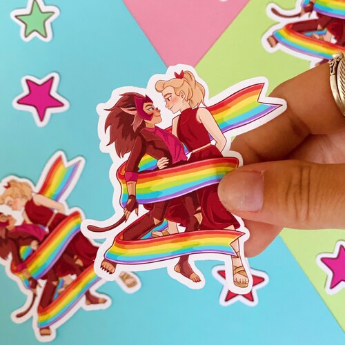 She-ra Adora Rainbow Holographic Sticker | Etsy