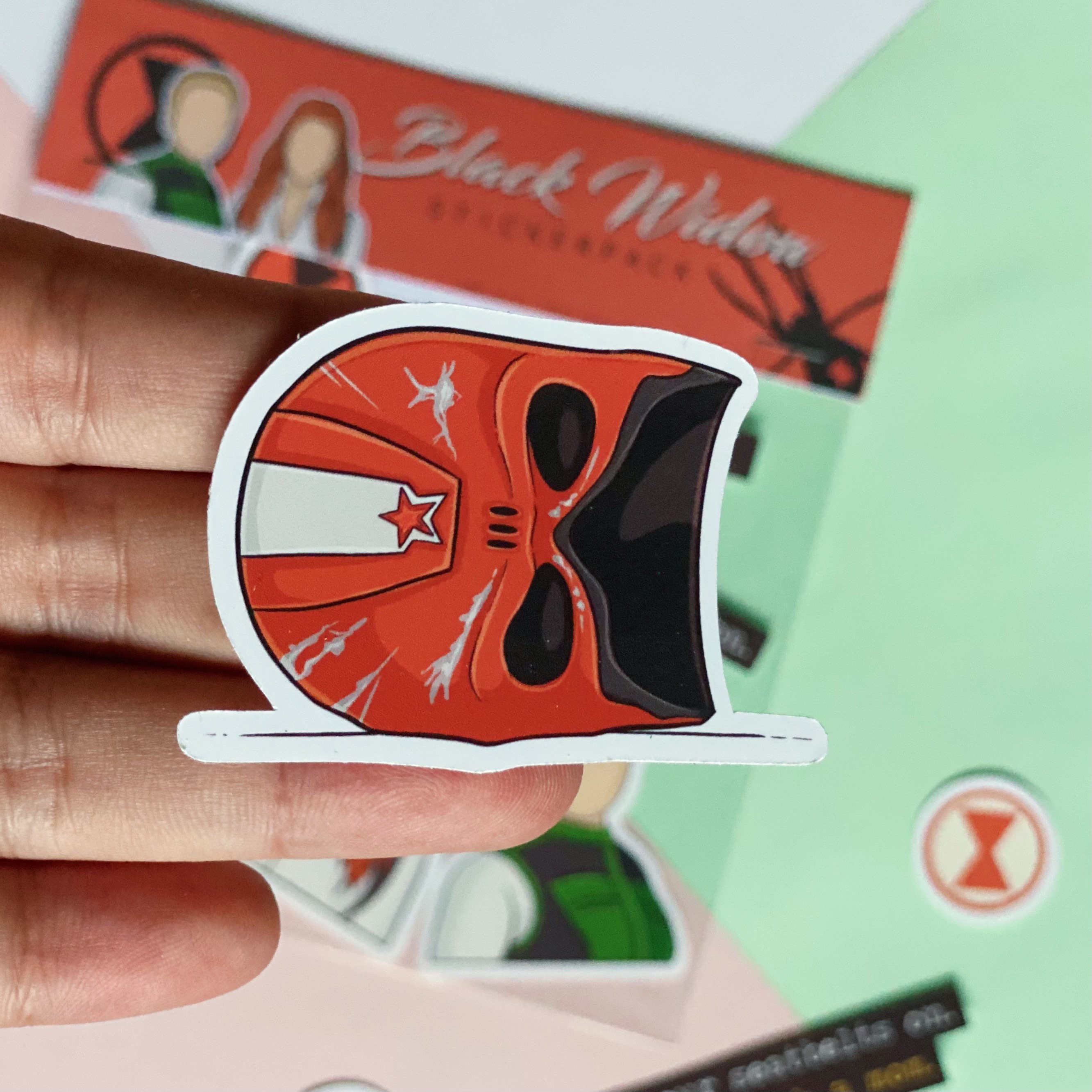 Black Widow Sticker Pack / 6 Stickers / Película / Natasha | Etsy