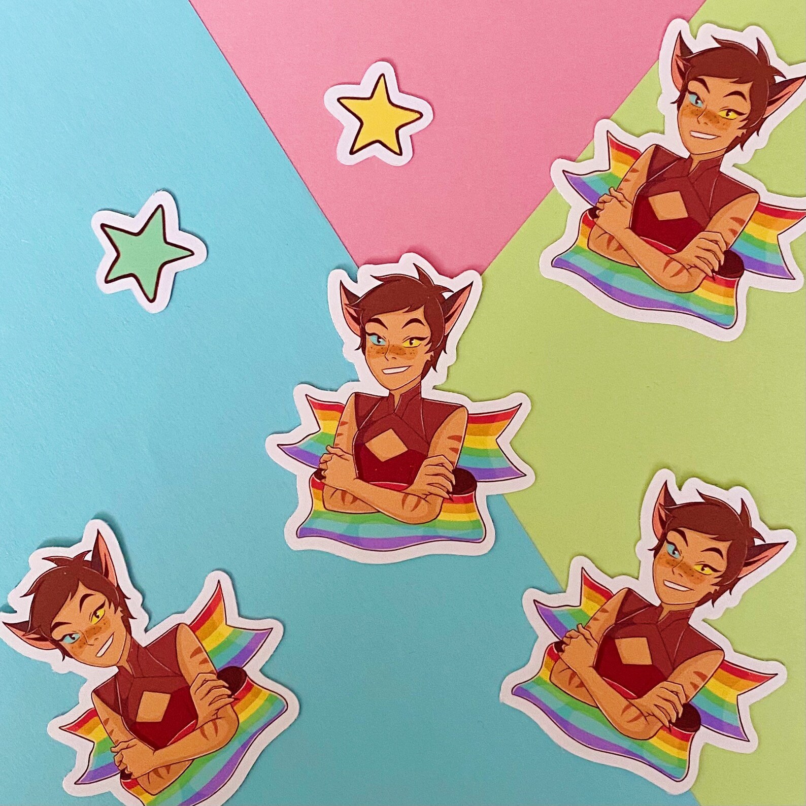 Catra Pride Sticker / Bandera del Orgullo / She-Ra sticker / | Etsy