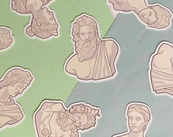 Greek Gods Stickers - Etsy