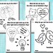 Valentine Coloring Pages, Kids Valentines Day Gifts, Funny Joke ...