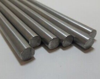 304 Stainless Steel 1/4" Round, 12" Long Bars, Rods, 4 Pack - Etsy