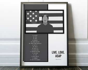 Live Love Asap Poster - Etsy