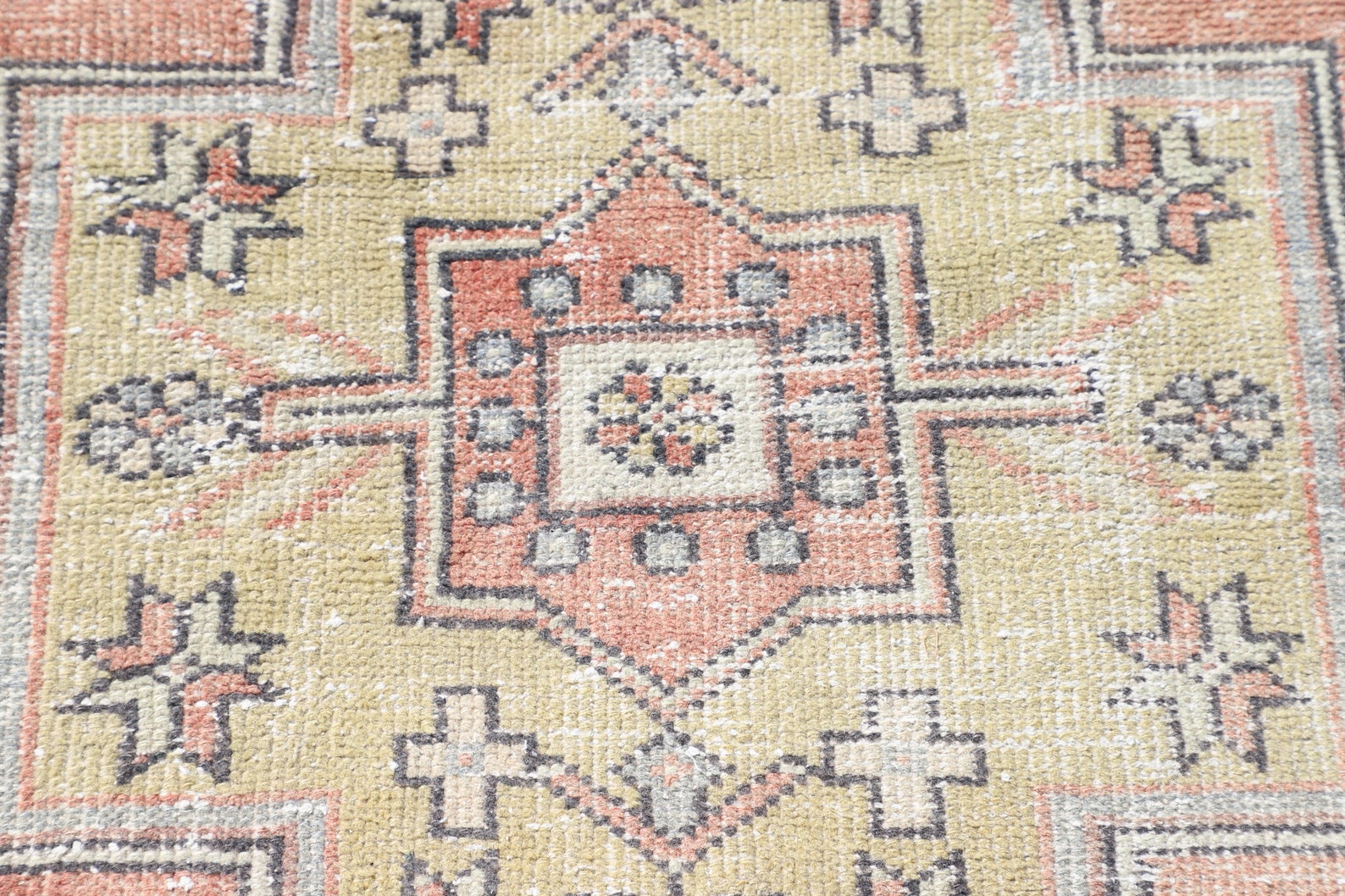 Oushak Rug, Anatolian Rug, Muted Rug, 3'9x9'3 Feet, Turkish Rug ...