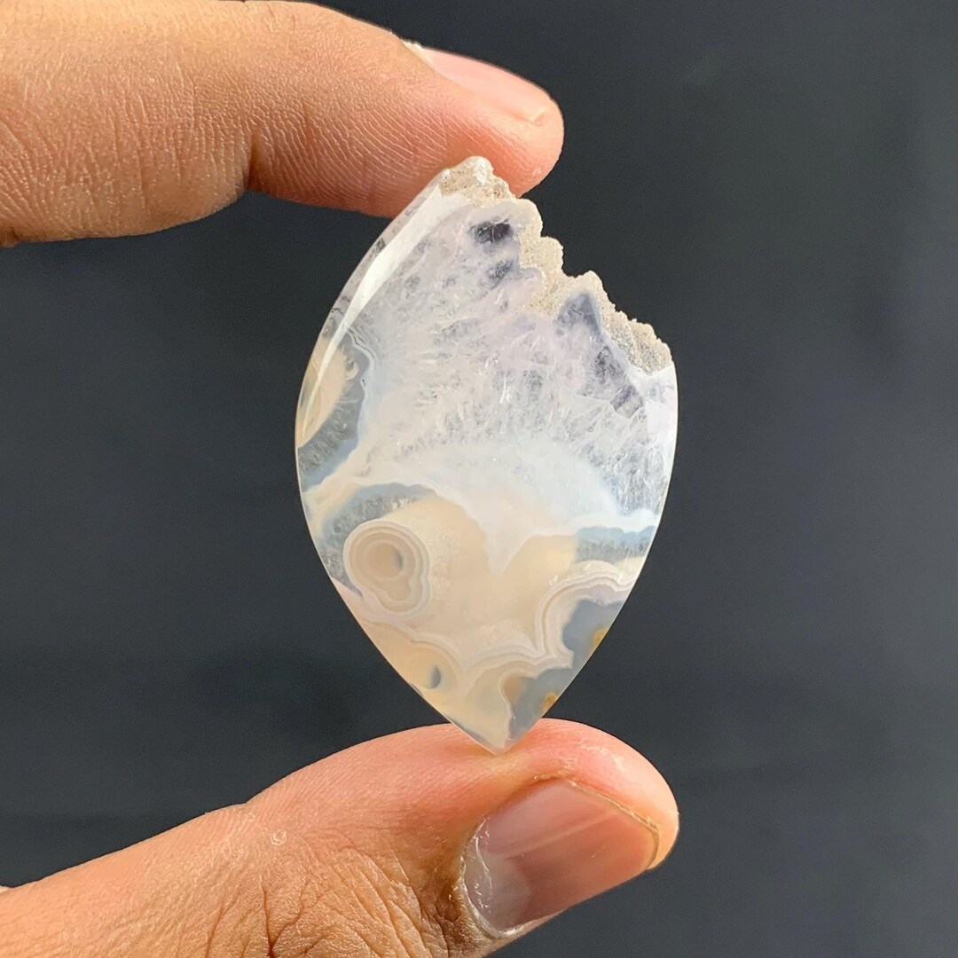 Perfect Pieces Orbicular Agate Natural Edge Cabochon - Etsy