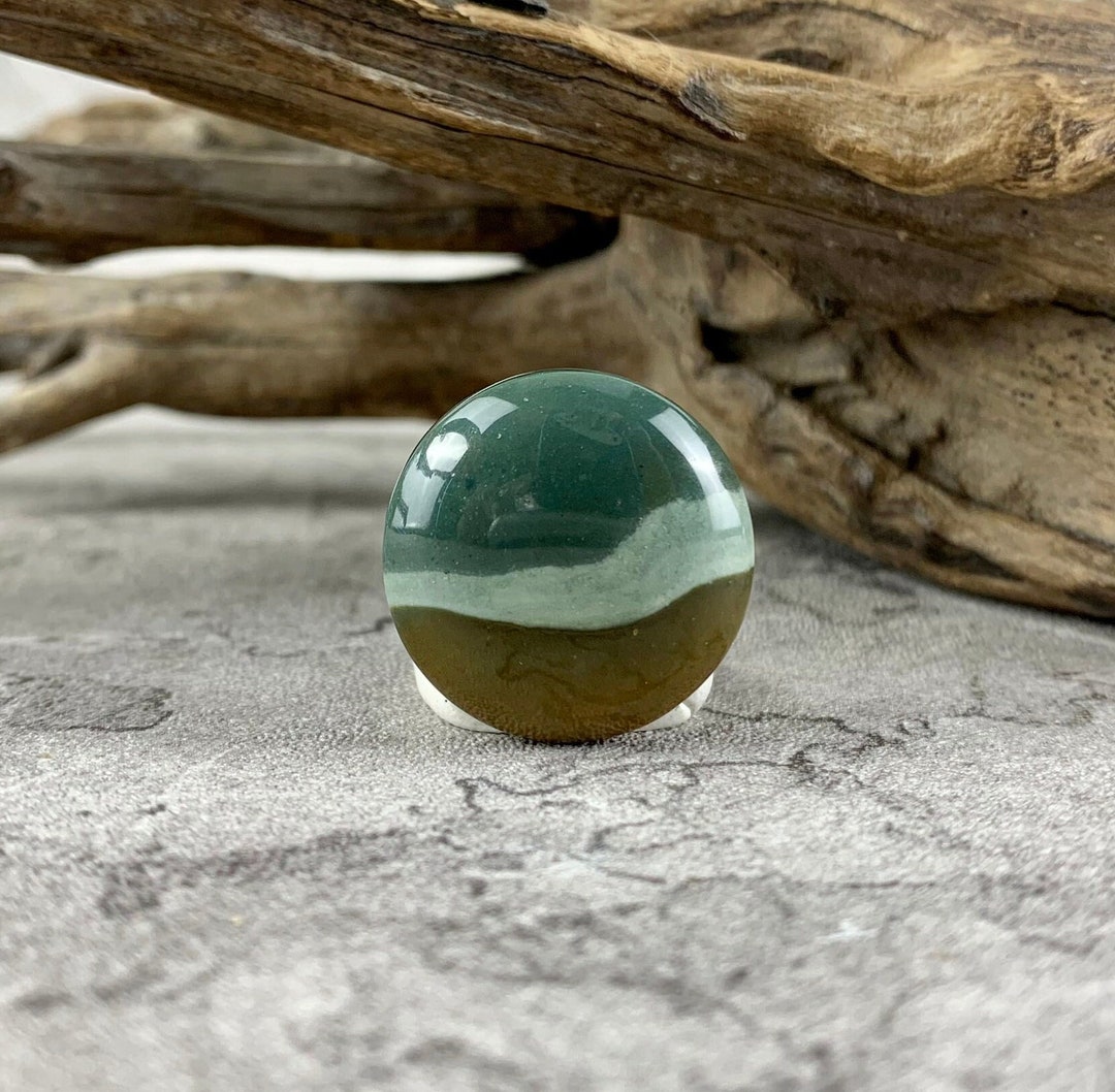 Polychrome Jasper Cut Stone Round Shape Pendant Jewel Handmade Cut - Etsy