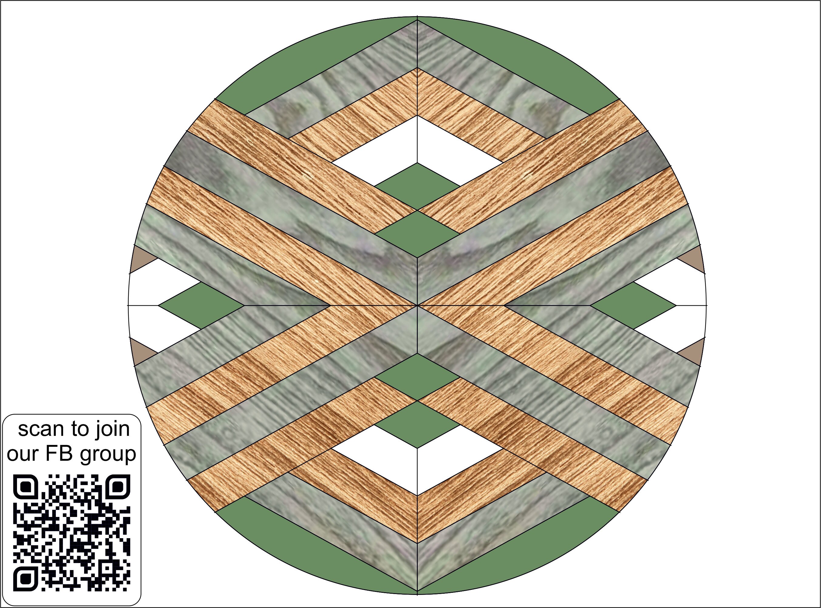 Barn Wood Pattern K 167, Round Sign, Barn SVG File, Round Wood Sign ...