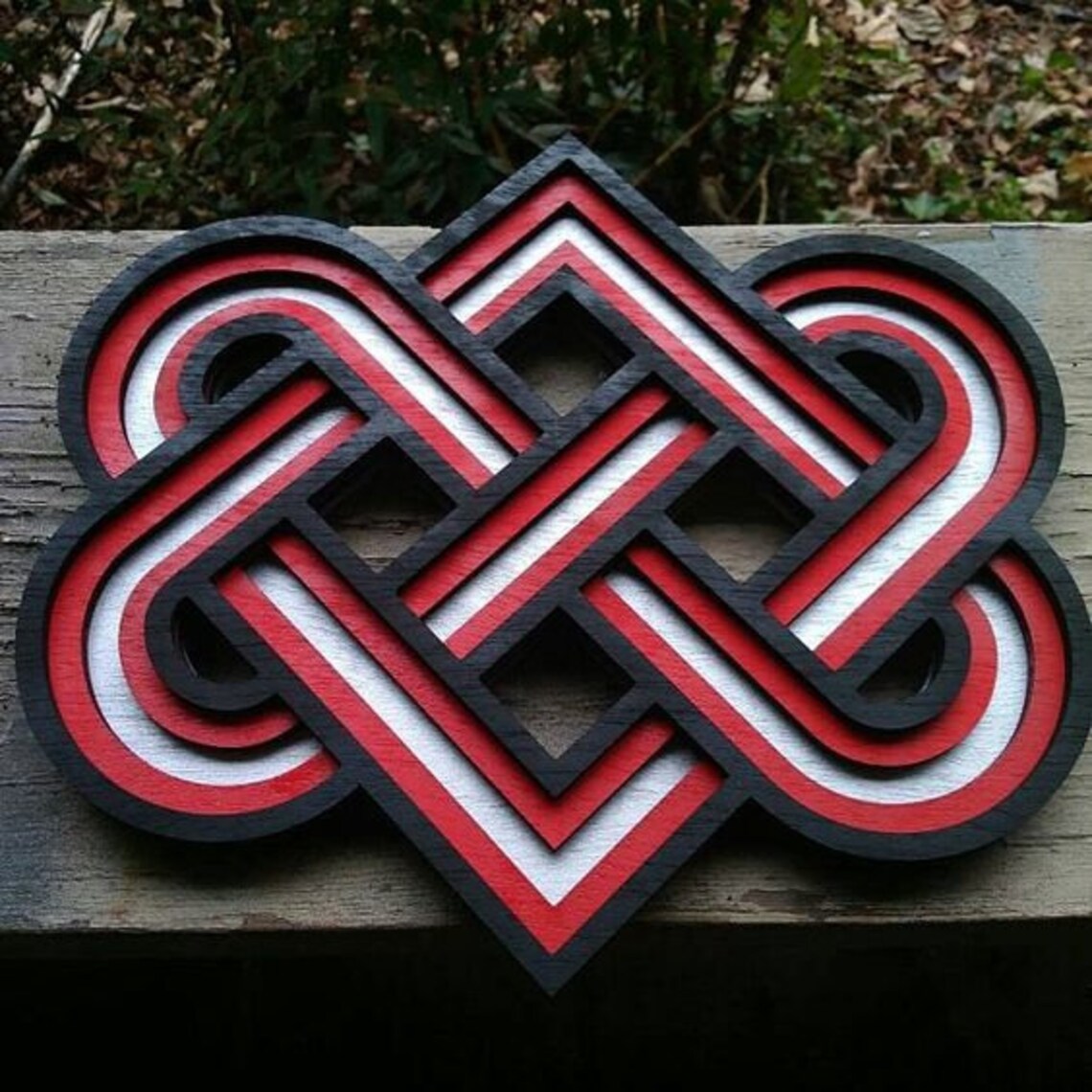 2 Connected Hearts Celtic Knot K011 Scroll Saw Pattern - Etsy