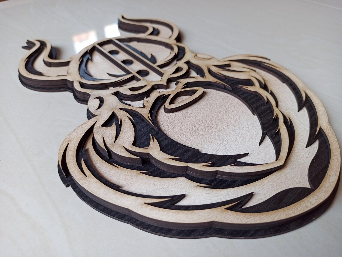Viking Scroll Saw Pattern K 005 Scrollsaw File Laser Cutting - Etsy