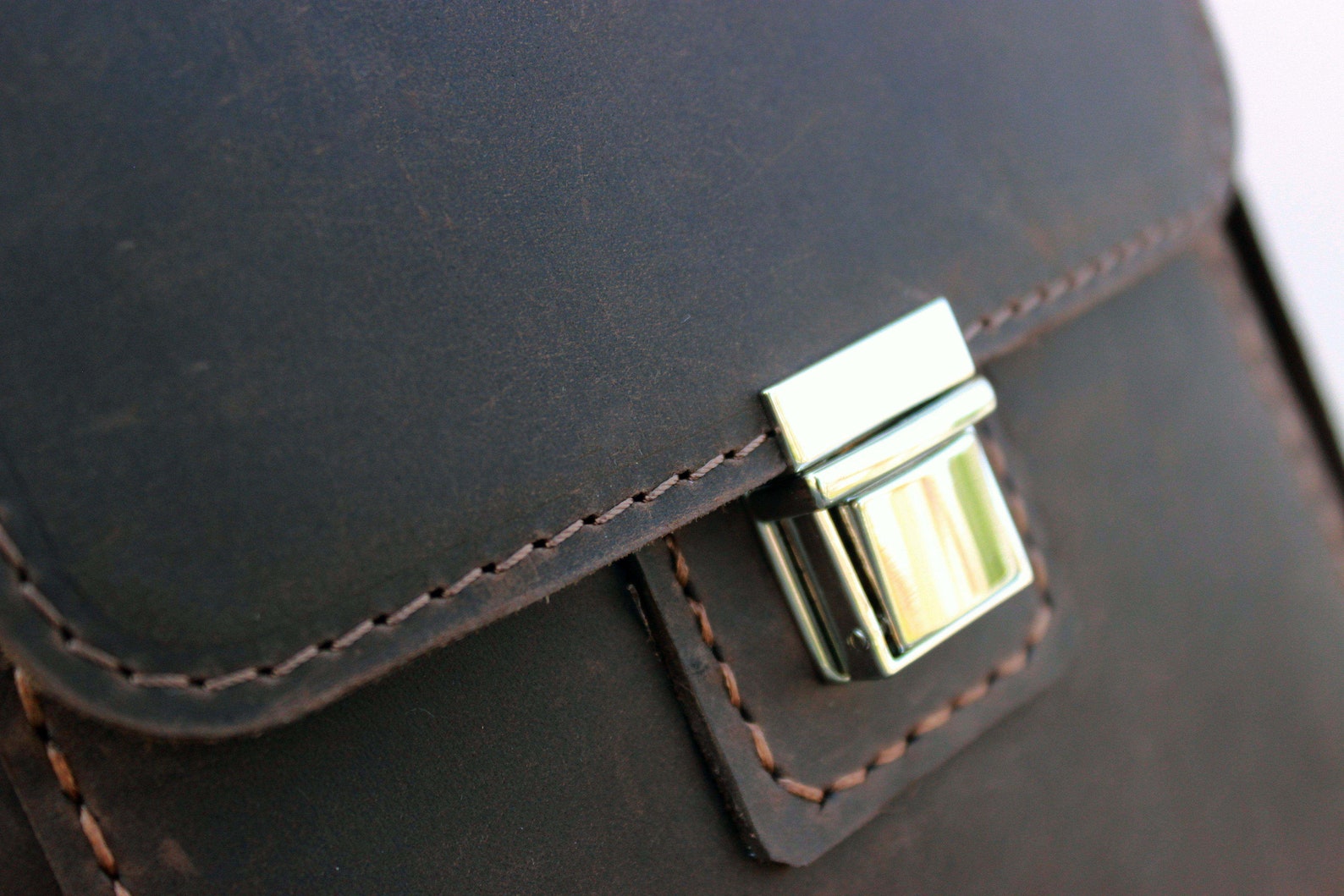 Mens Shoulder Bag Small Leather Bag for Men Leather Bag | Etsy