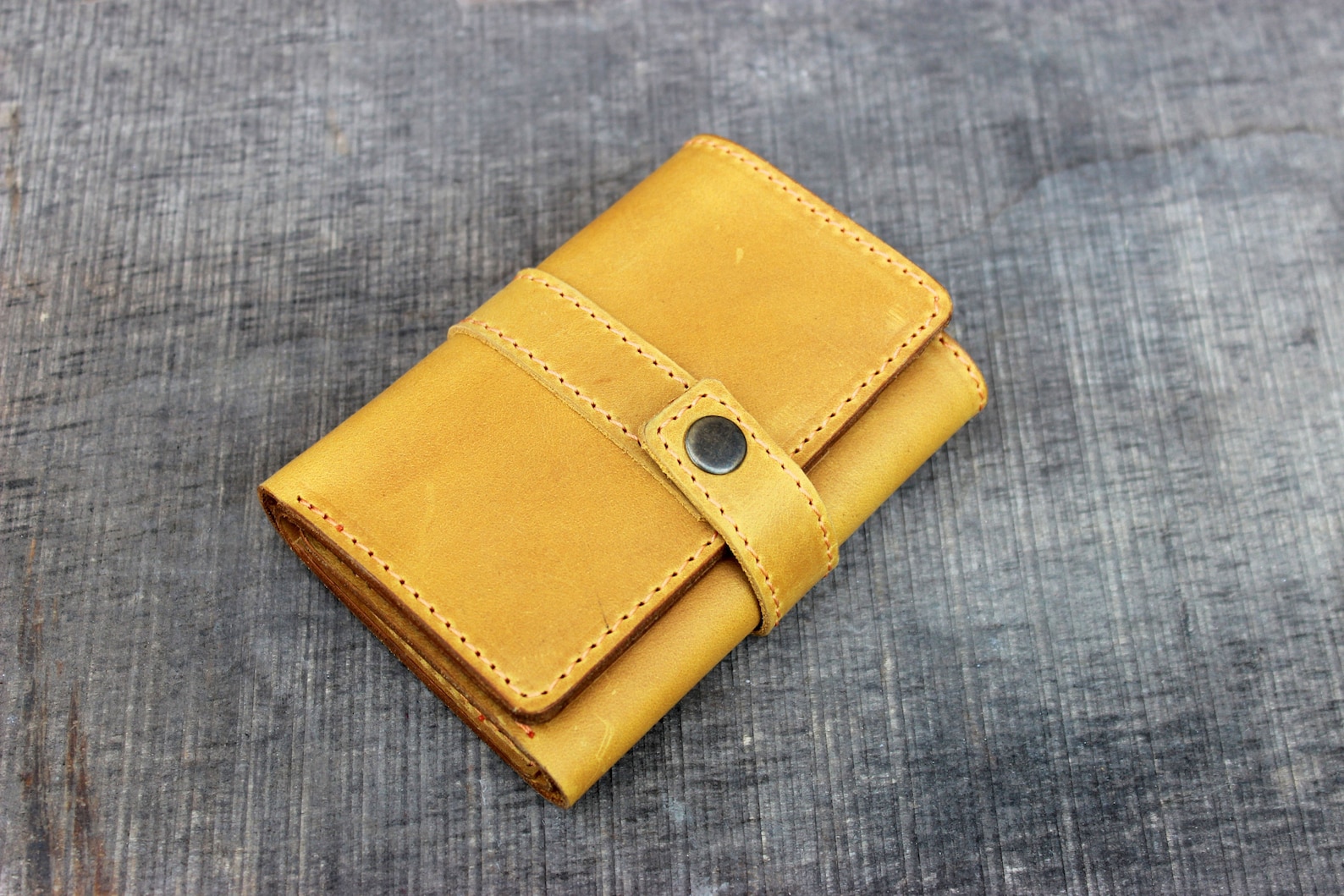 Leather Vintage Wallet for Women Trifold Wallet Coin Wallet - Etsy