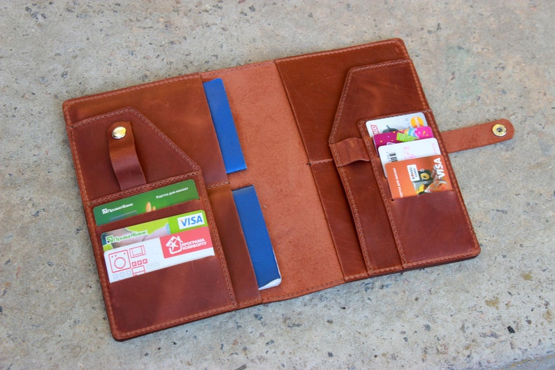 Passport Organizer Travel Wallet Family Passport Wallet - Etsy