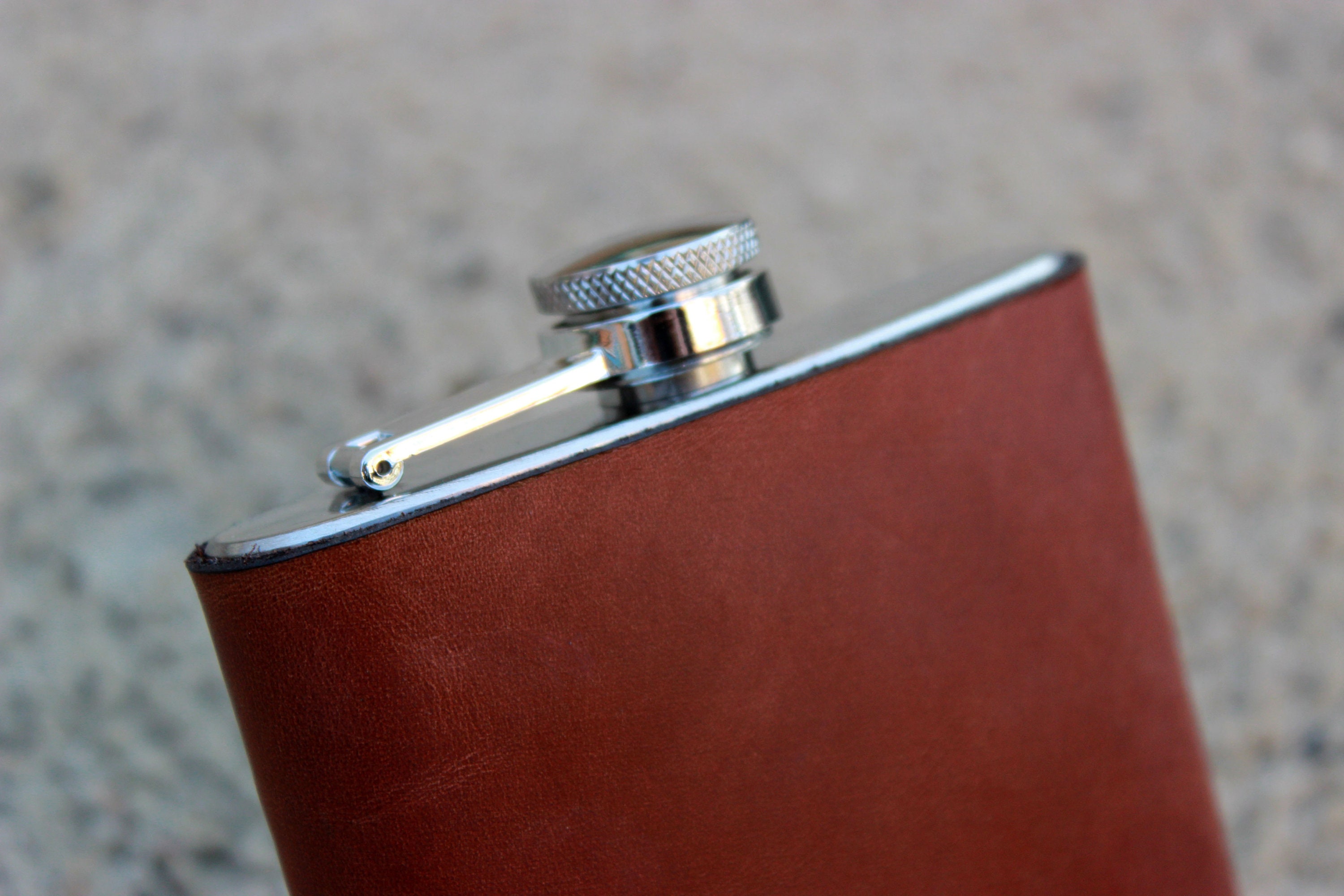 PENTAGRAM OF BAPHOMET - Leather Custom Flask, Best Gift for Satanic ...