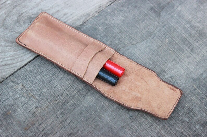 Personalised Men's Leather Pen Holder Leather Pen Cover - Etsy