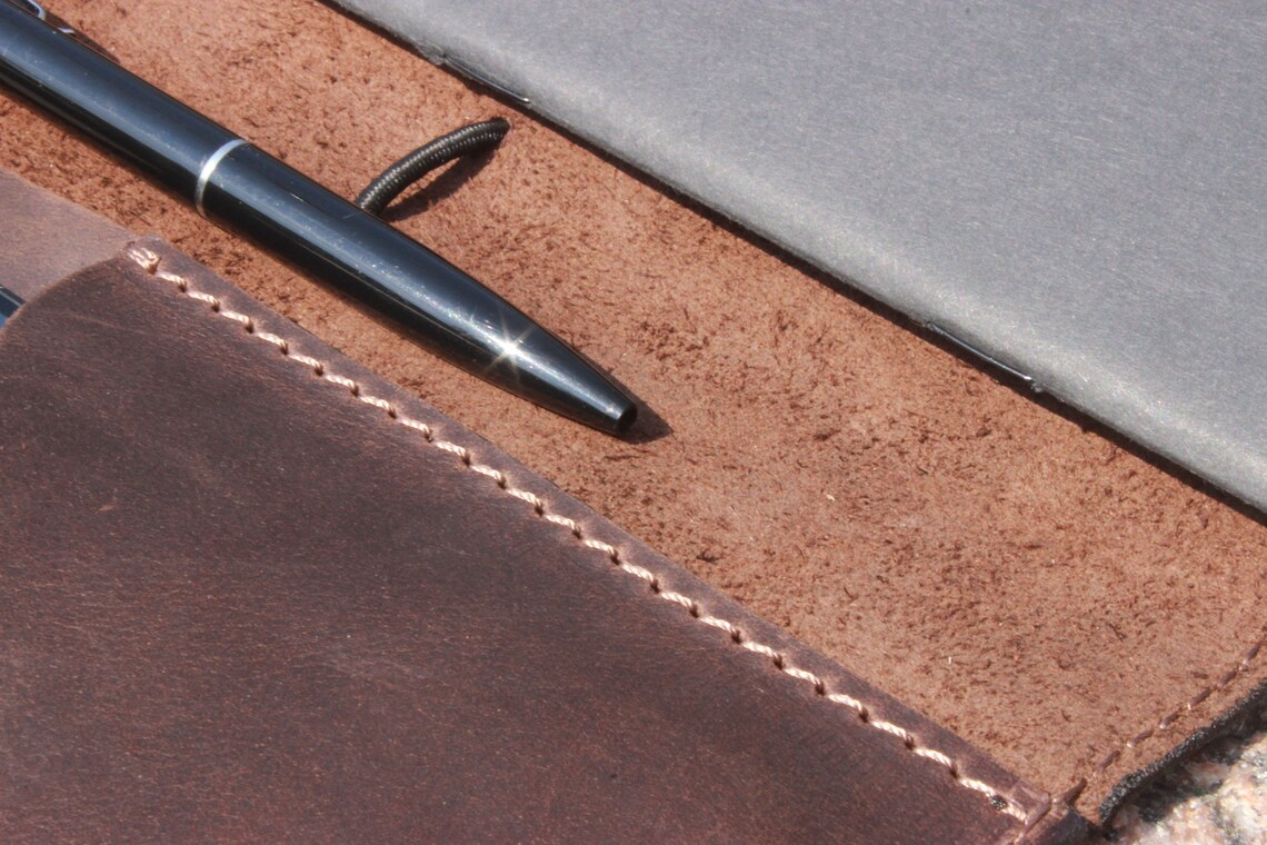Personalized leather cover for pocket size field notes | Etsy