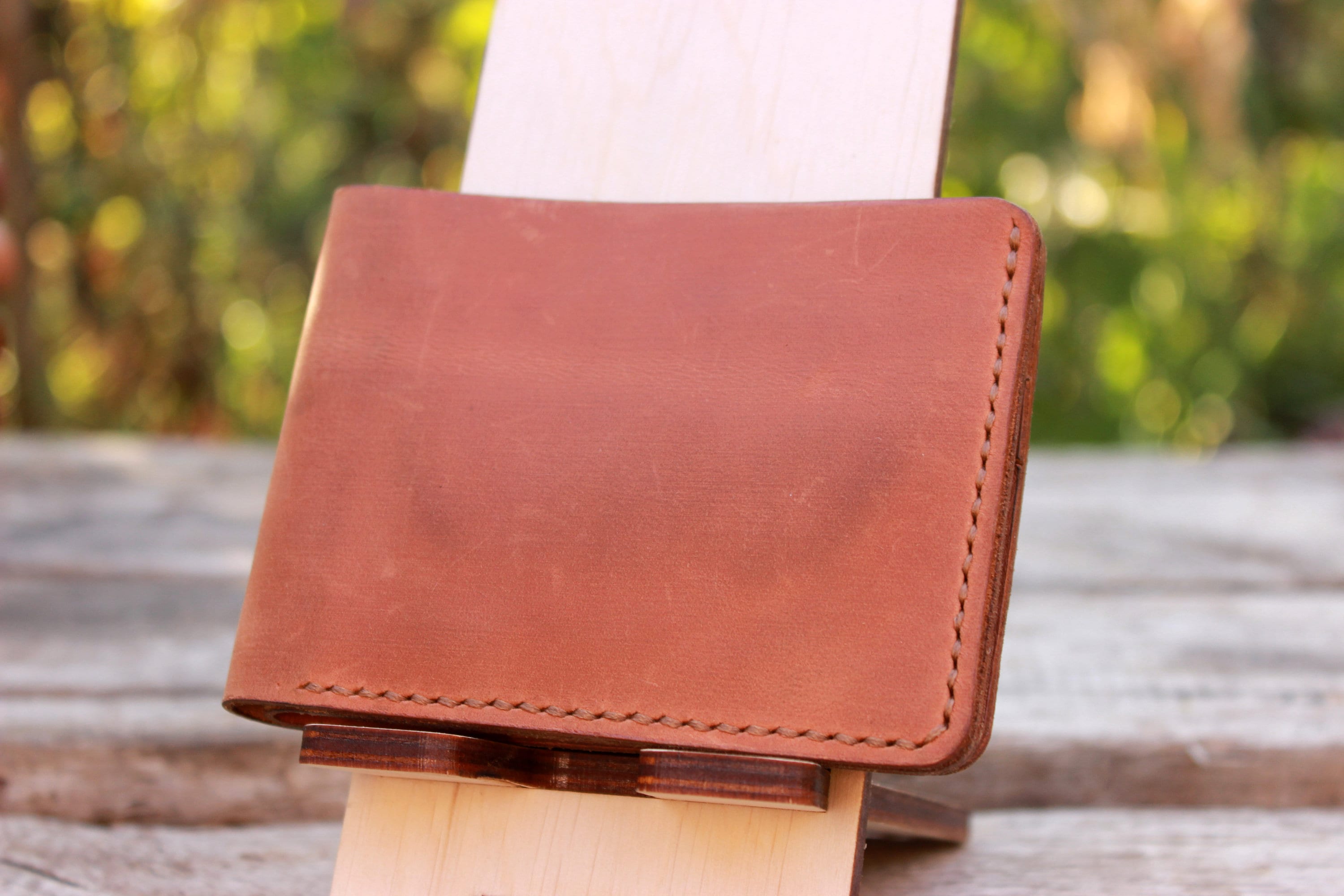 Personalized Leather Wallet Minimalist Wallet Leather Man | Etsy