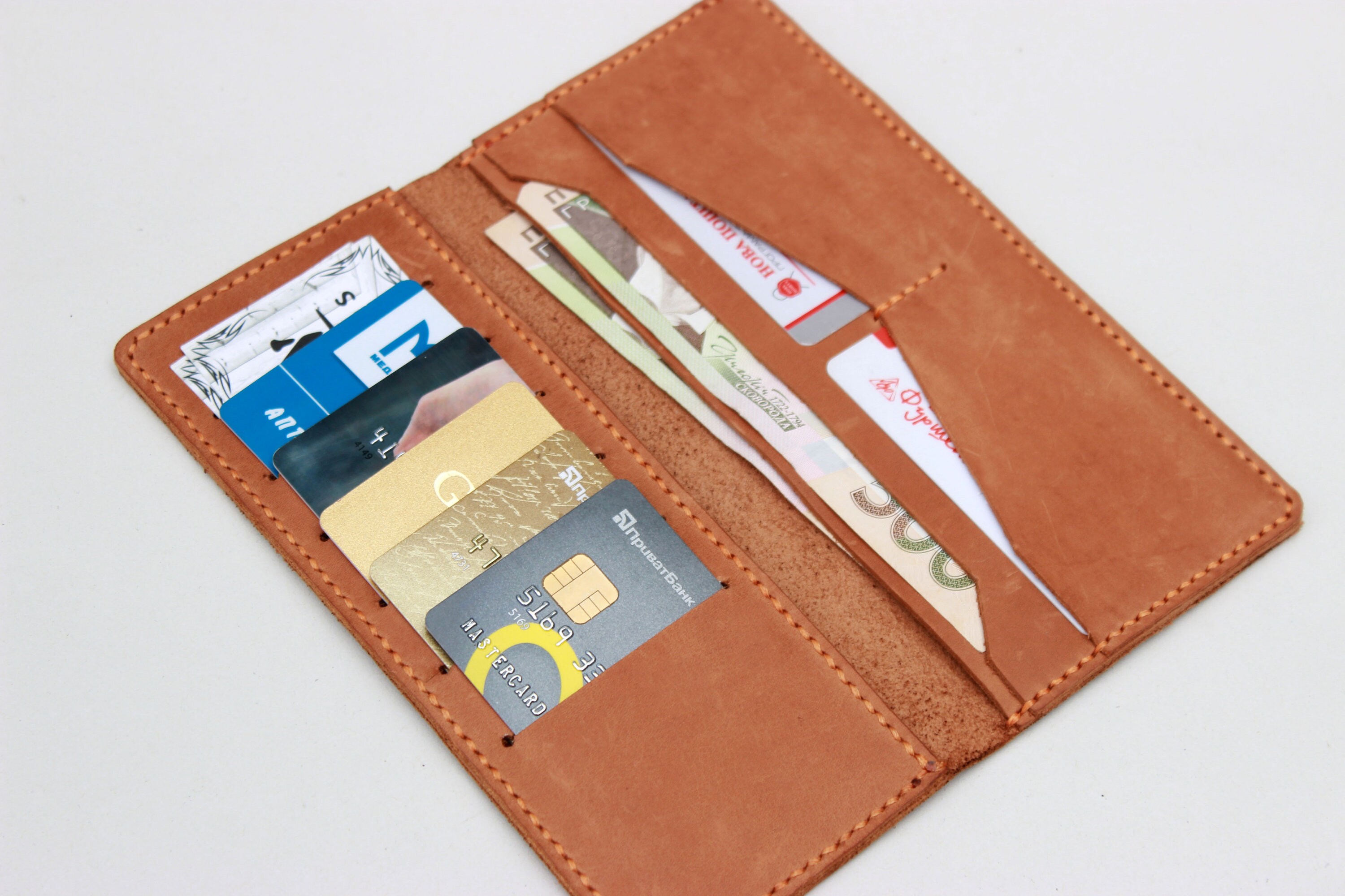 The Great Wave Wallet Gift for Men Unique Wallet Leather | Etsy