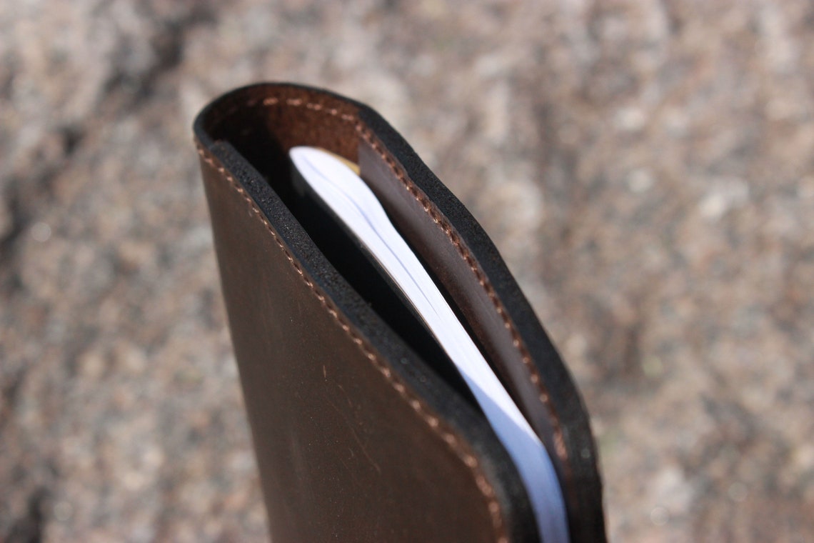 Personalized leather cover for pocket size field notes | Etsy