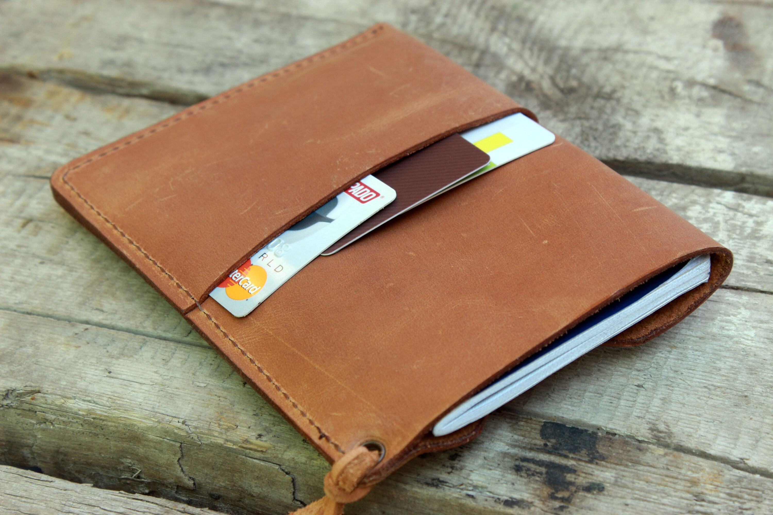 Leather Pocket EDC Organizer With Pen Holder - Tactical Gear Pouch Case ...