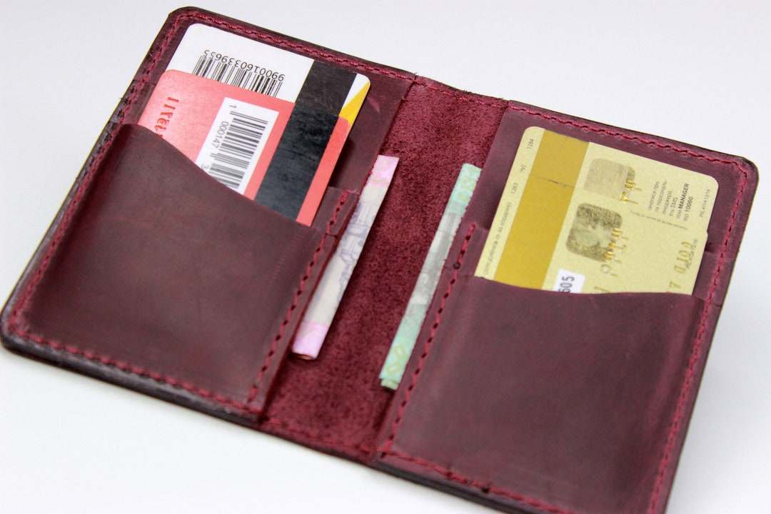 Minimalist Wallet Credit Card Wallet Personalized Wallet Handmade ...