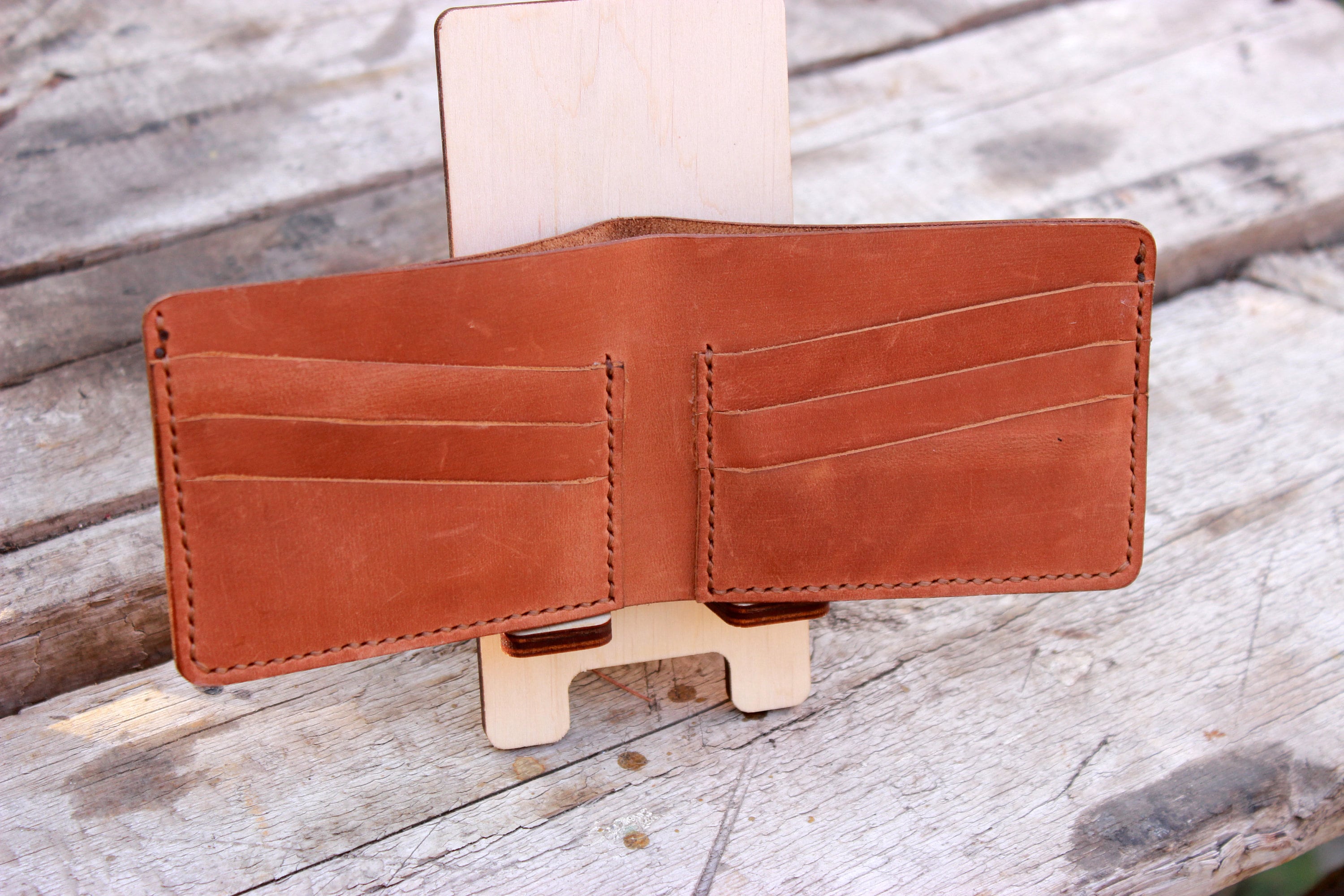 Personalized Leather Wallet Minimalist Wallet Leather Man | Etsy