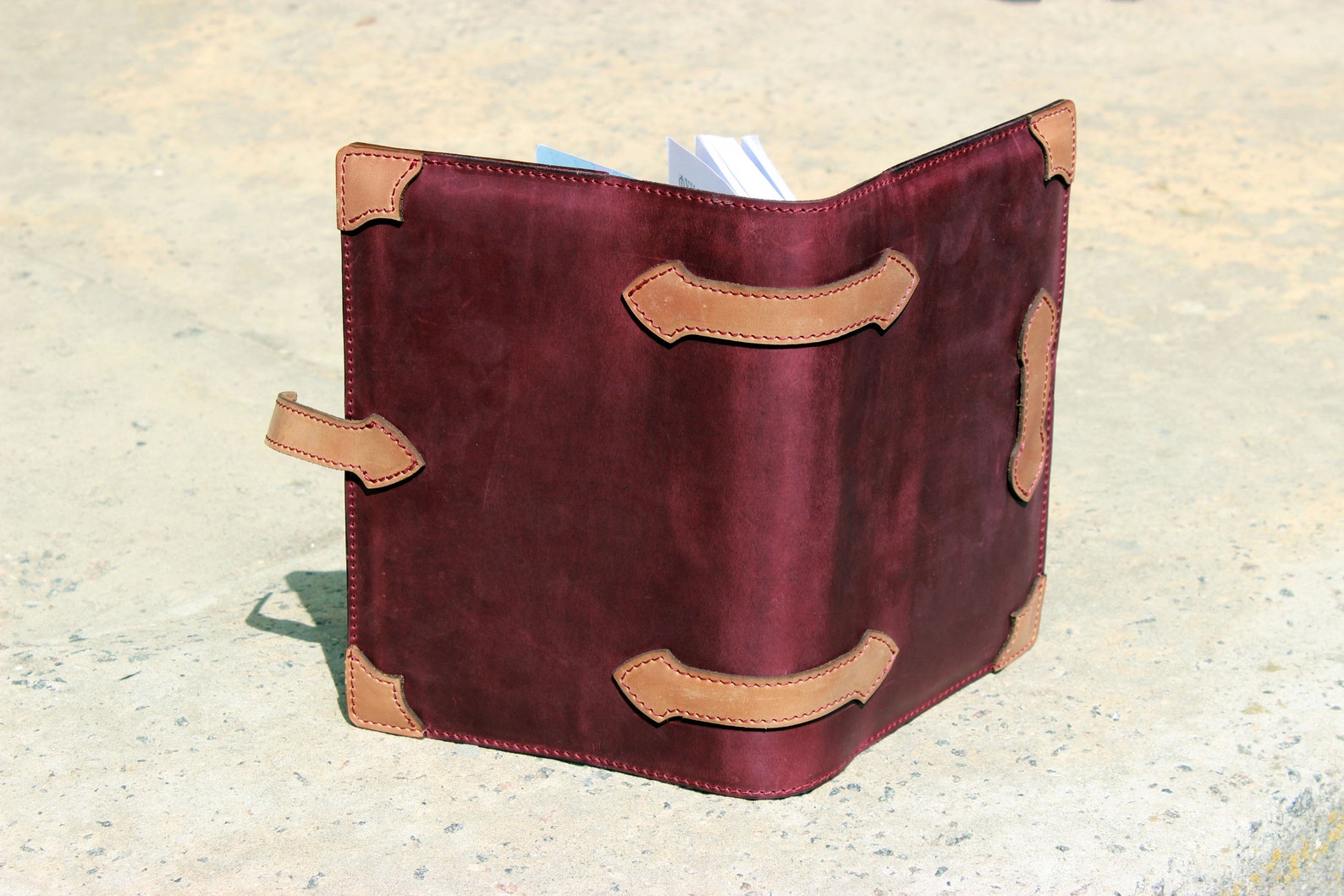 Leather Book Cover,leather Notebook Cover A5,travelers Notebook Cover ...