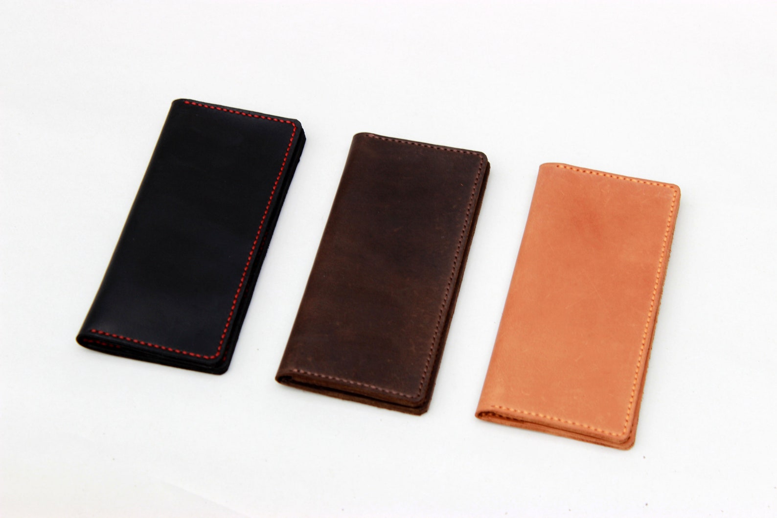 LONG Bifold WalletTall WalletPERSONALIZED WalletLeather | Etsy