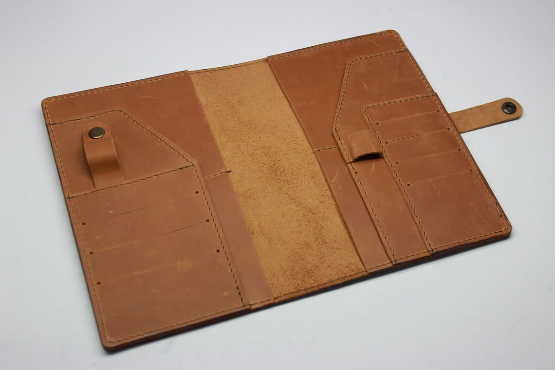 Personalized Family Walletleather Travel Wallet/monogramed - Etsy