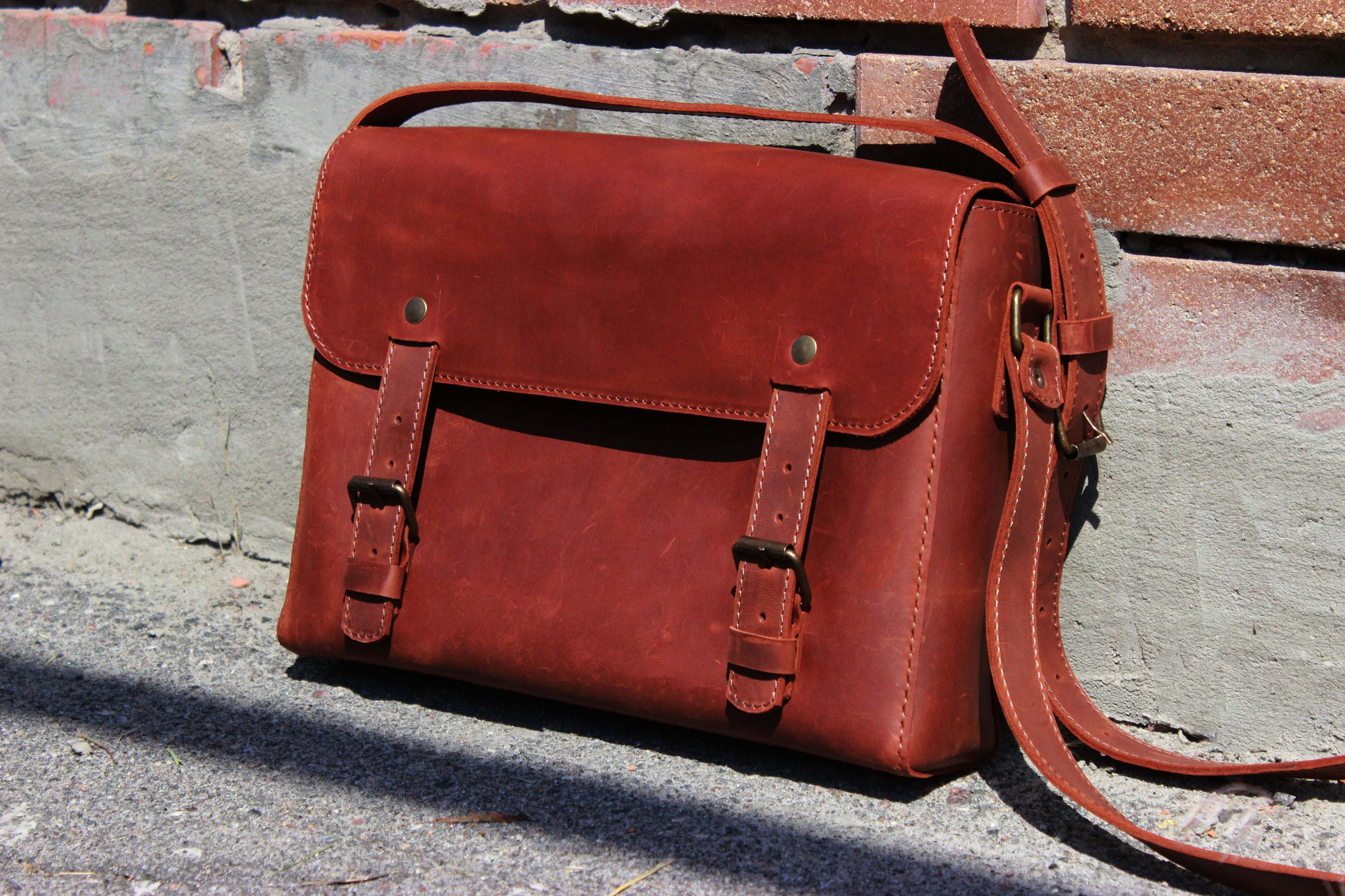 Laptop Bag 15 Inch Leather Laptop Bag Men Women Macbook Pro | Etsy