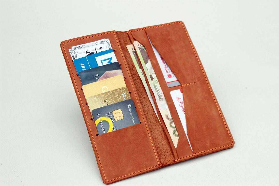 The Great Wave Wallet, Gift for Men, Unique Wallet, Leather Wallet ...
