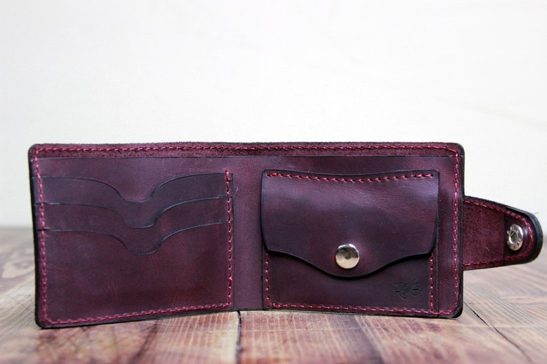 Mountain Wallet,men Wallet,leather Handmade Wallet,forest Tree Wallet ...