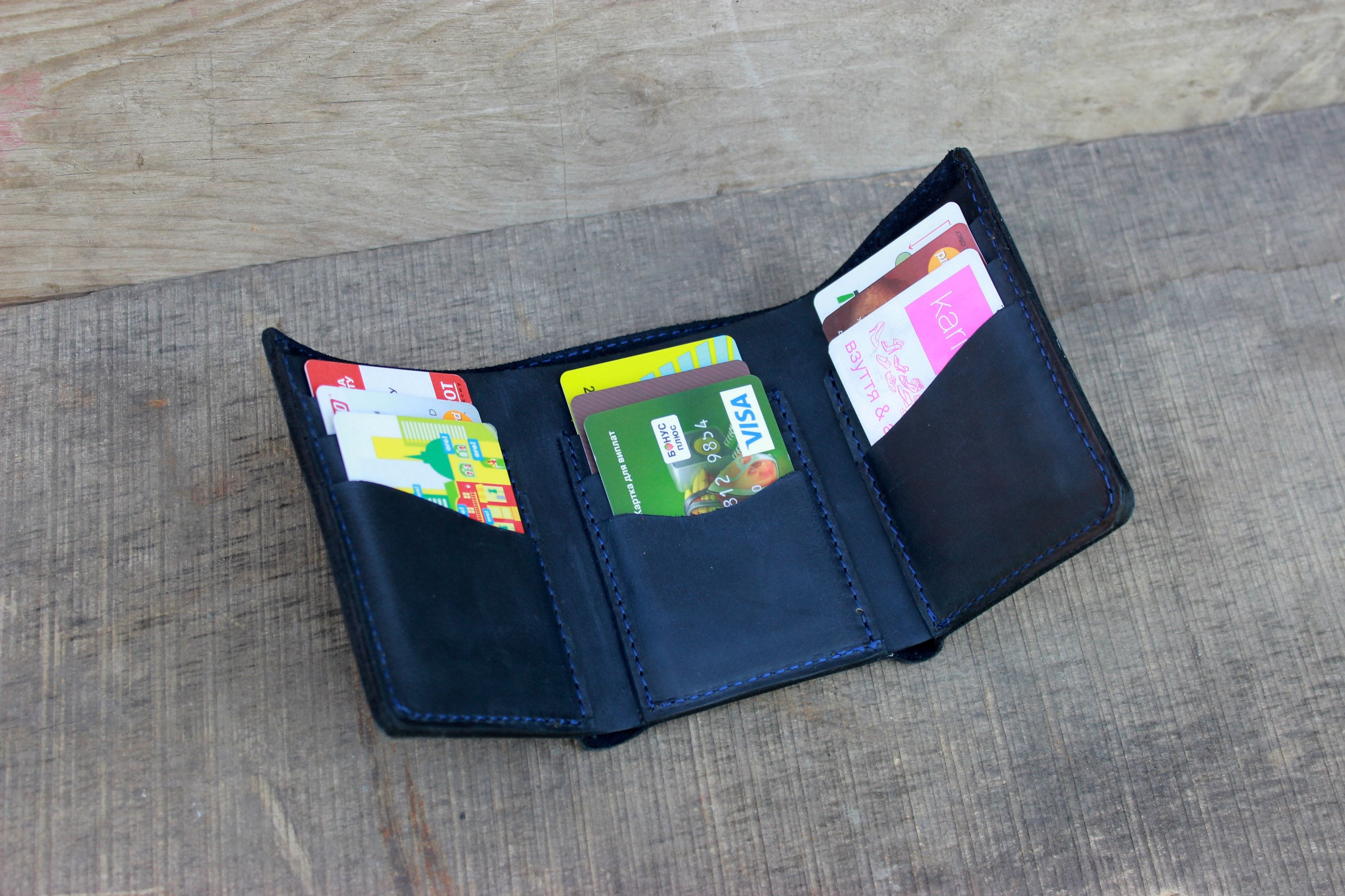 Personalized Mens Trifold Wallet, Photo Wallet, Personalized Trifold ...