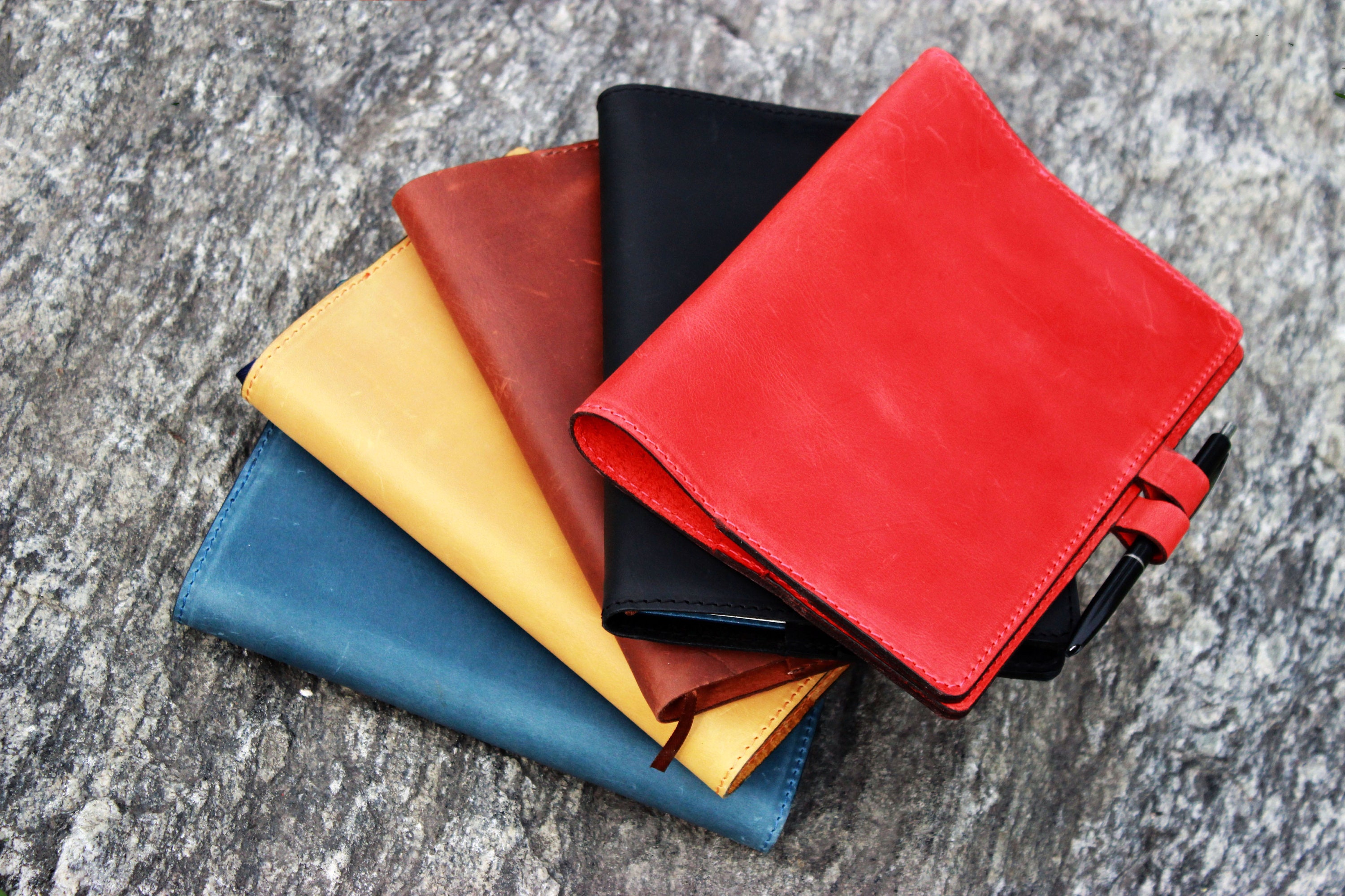 Personalized A5 Vintage Leather A5 Journal Writing Notebook Leather ...