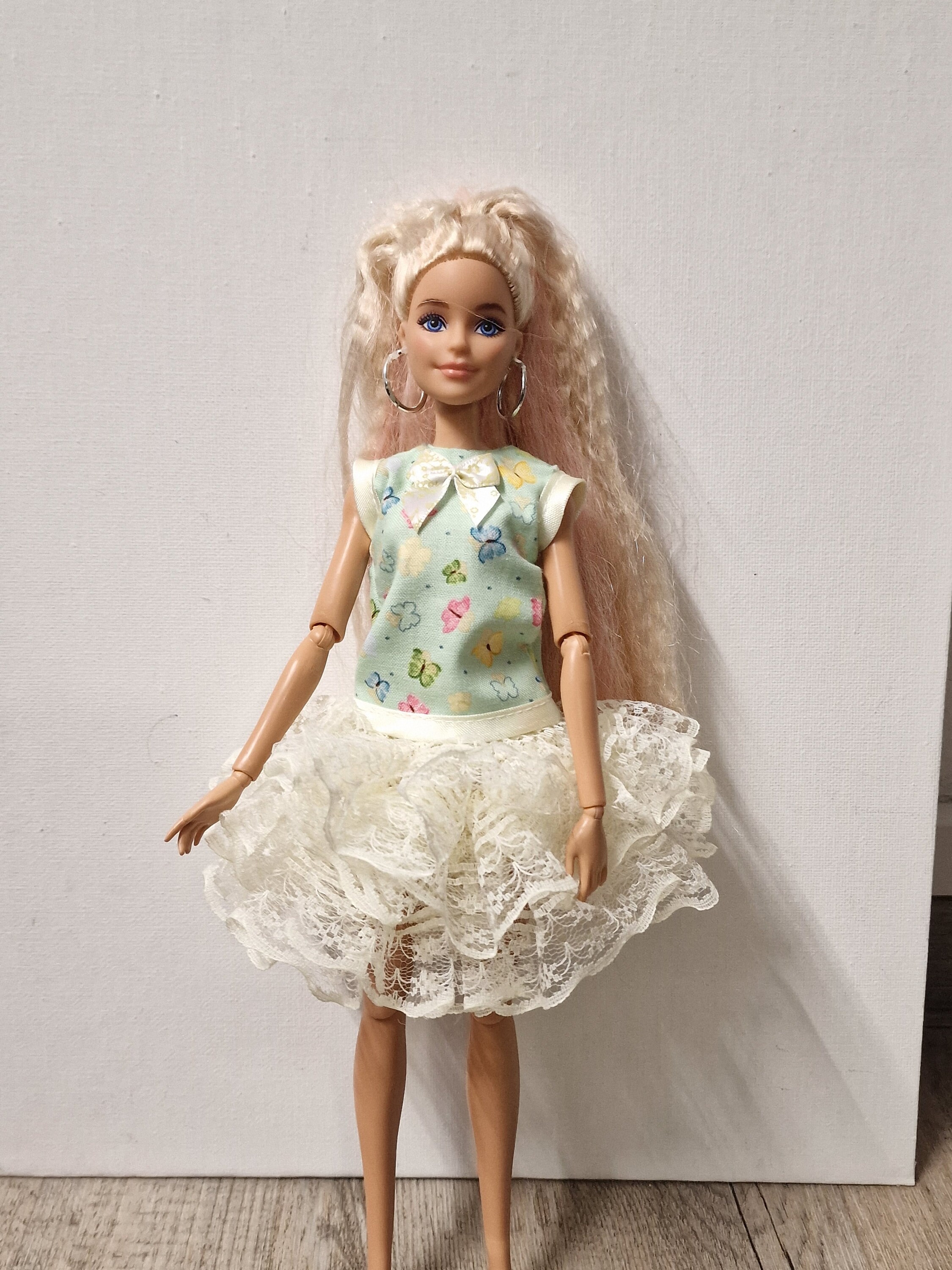 Blouse and Skirt for Barbie, Clothes for Barbie, Outfit for Barbie ...