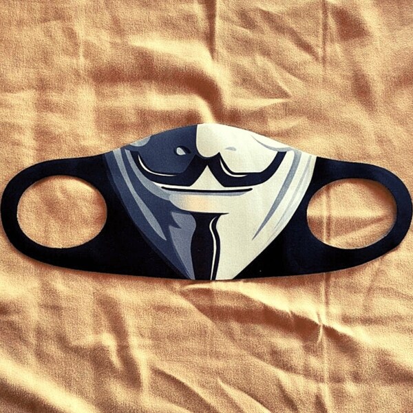 V for Vendetta Mask - Etsy