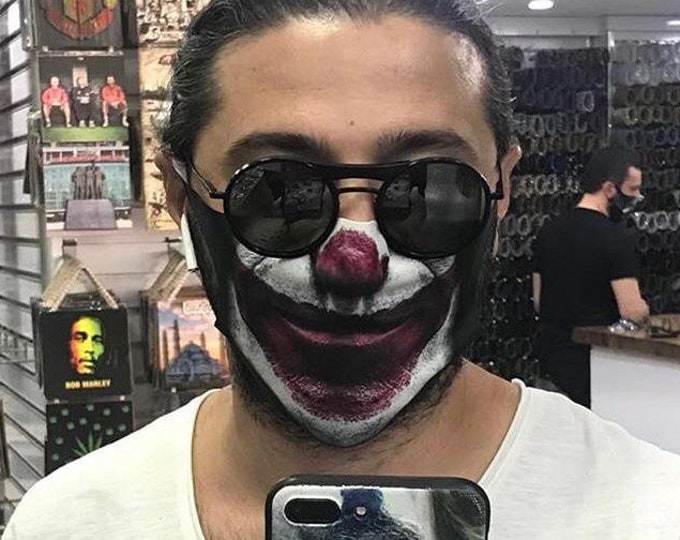 Joker Jack Nicholson Latex Mask Movie Memorabilia Halloween Cosplay ...