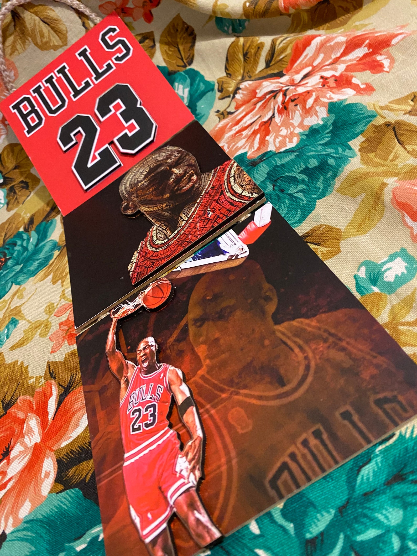 Jordan Illustration Poster 3D Embossed Wall Hanging Home Decor - Etsy
