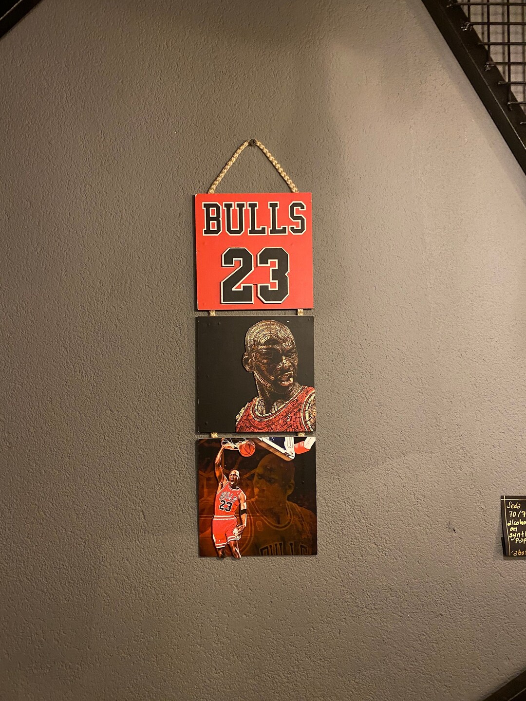 Jordan Illustration Poster 3D Embossed Wall Hanging Home Decor - Etsy