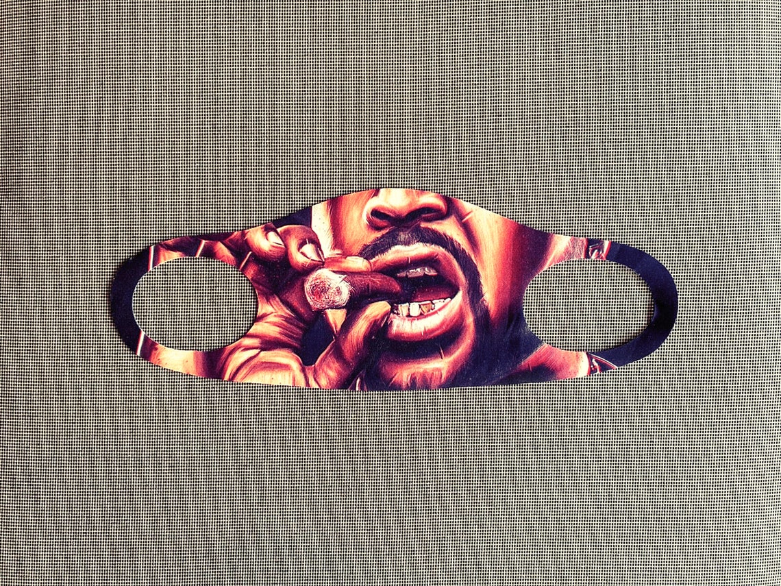 Cigar Smoker Face Mask With Filter Classy Man Washable and - Etsy