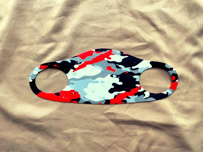 Camouflage Concealment Face Mask, Soldier Commando Washable and ...