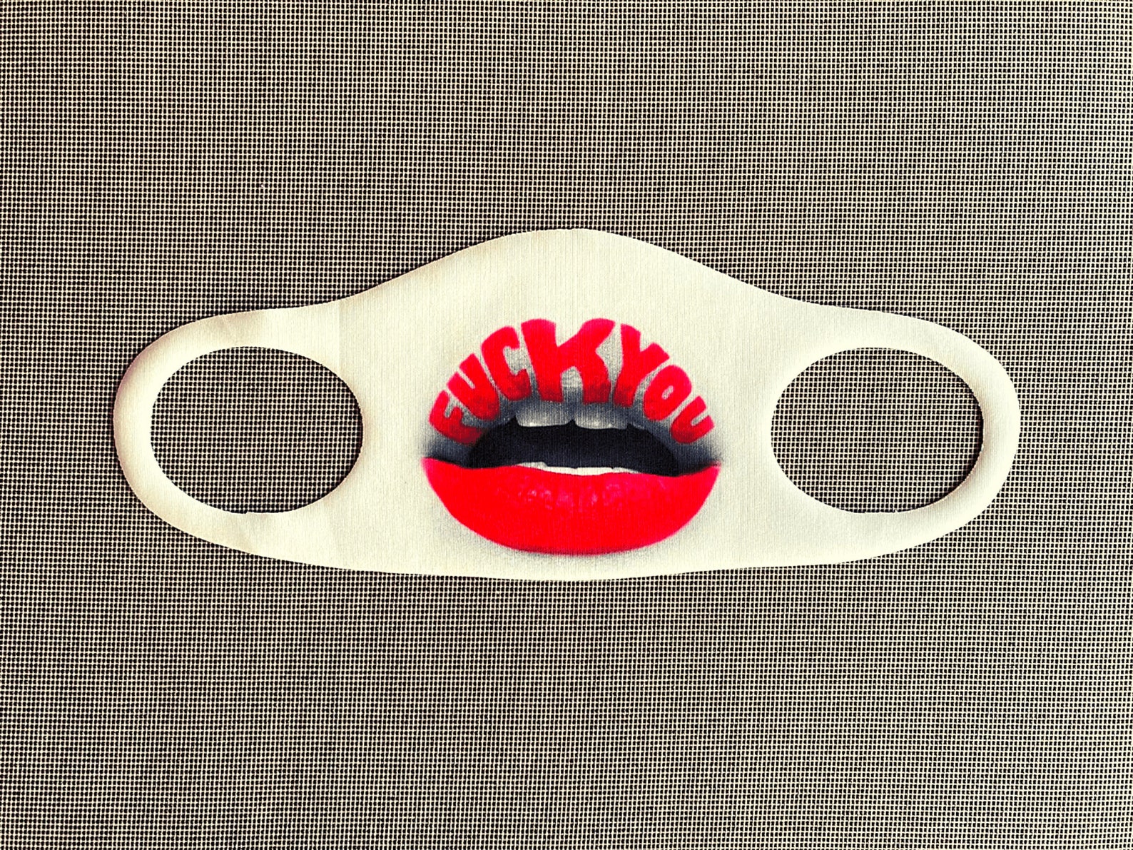 Lip Tongue Fuck You Face Mask Anonymous Washable And Reusable Etsy