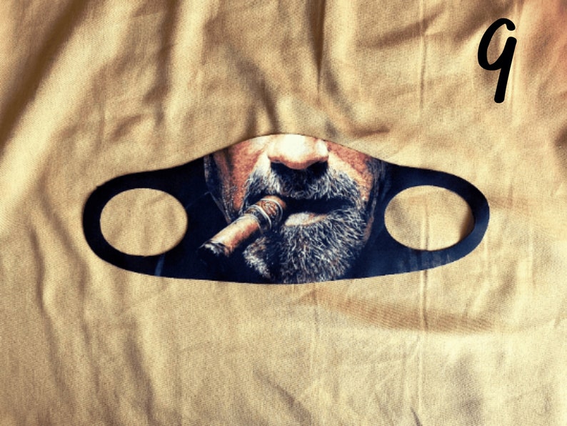 9 Different Design Classy Man Face Mask With Filter Cigar - Etsy