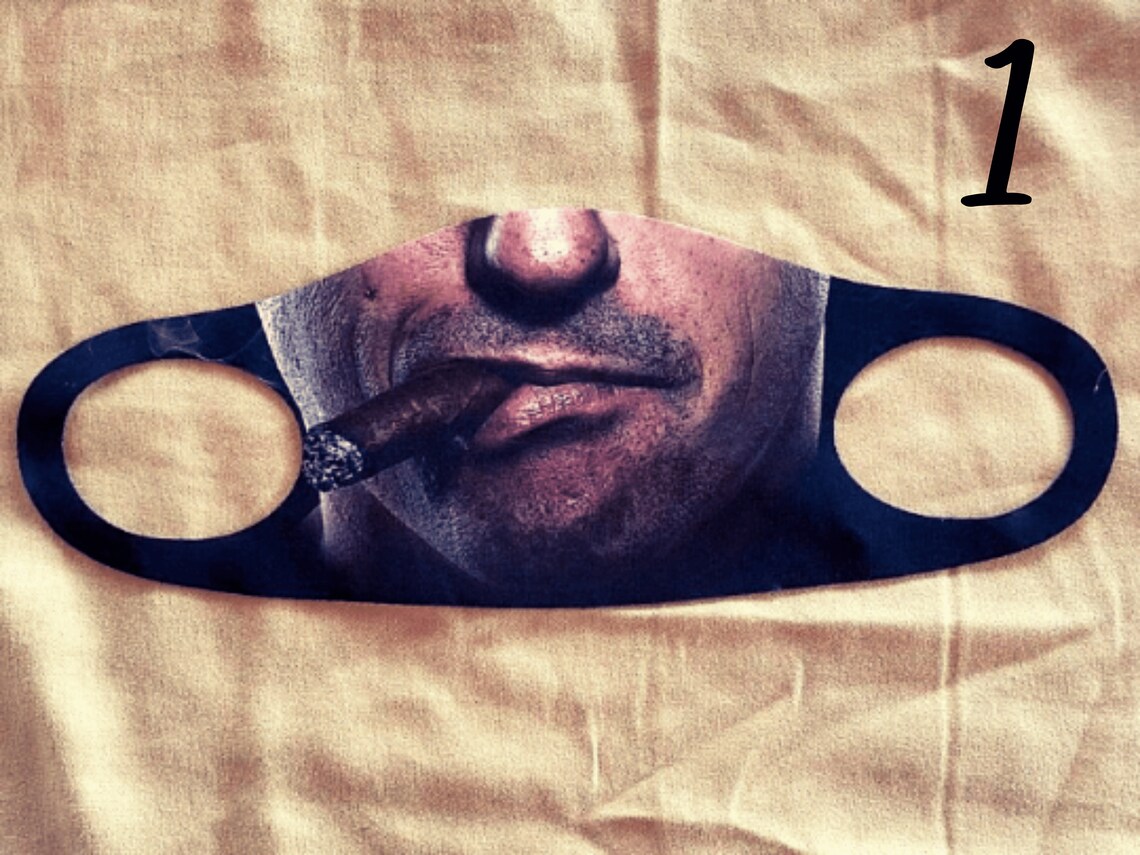 9 Different Design Classy Man Face Mask With Filter Cigar - Etsy