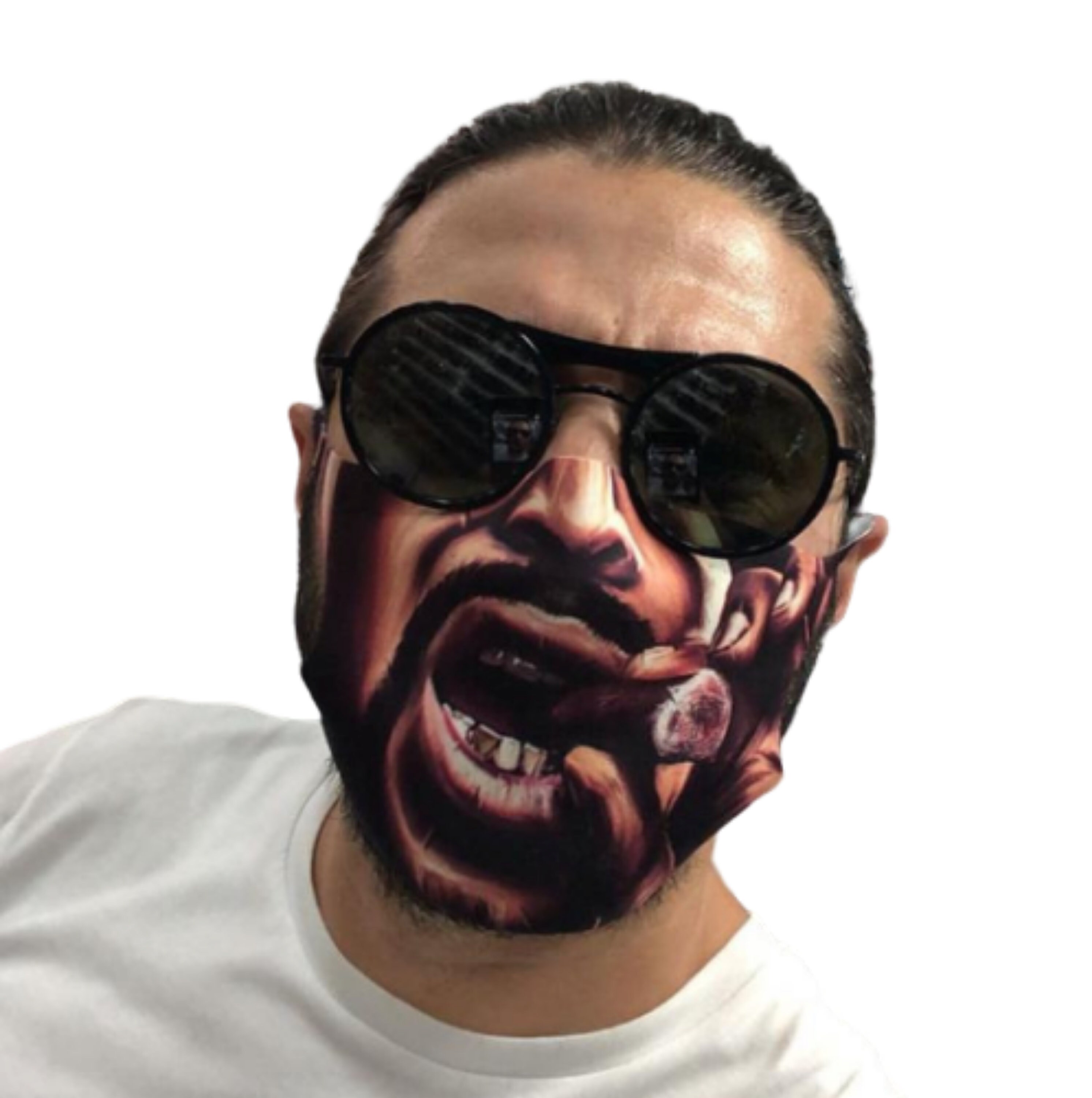 Cigar Smoker Face Mask With Filter , Classy Man Washable and Reusable ...