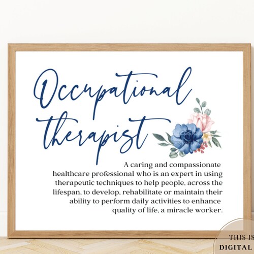 Occupational Therapist Gift OT Gift Therapist Graduation - Etsy