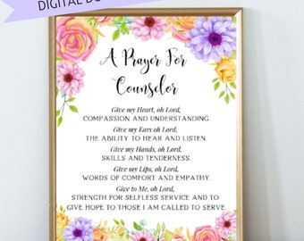 School Counselor Poster - Etsy