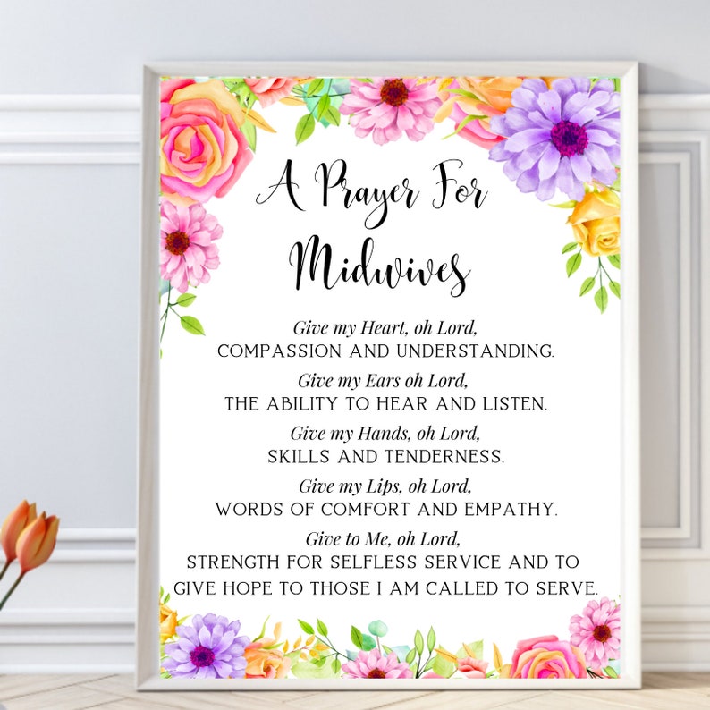 Midwifery Poster Midwife Thank You Card Gift Student Nurse - Etsy UK