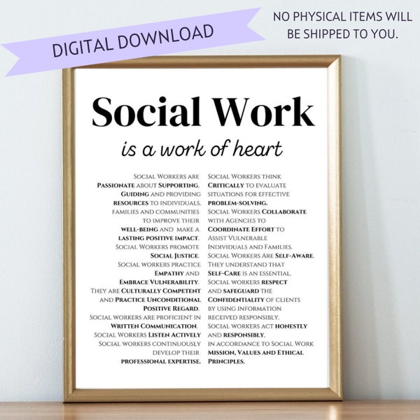 Social Work - Etsy