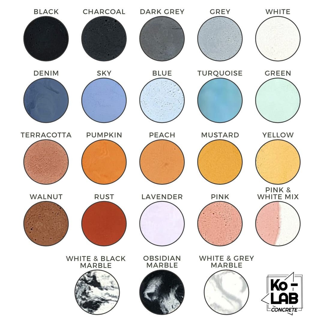 Chunky WAVE Concrete Plinth 23 Colours 26cm Long - Etsy