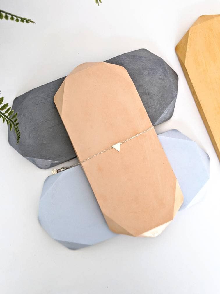 Long DIAMOND Concrete Plinth 23 Colours 24cm Polished | Etsy